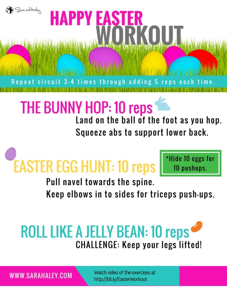 Quick & Effective Easter Workout – Sara Haley